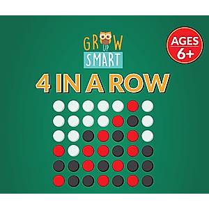 GrowUpSmart Four in A Row Game - Made from Wood