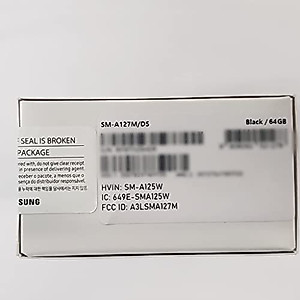 SAMSUNG Galaxy A12 Nacho (64GB, 4GB) 6.5" HD+, Exynos 850, 48MP Quad Camera, Dual SIM GSM Unlocked Global 4G Volte (T-Mobile, AT&T, Metro) International Model A127M/DS (64GB SD Bundle, Black)