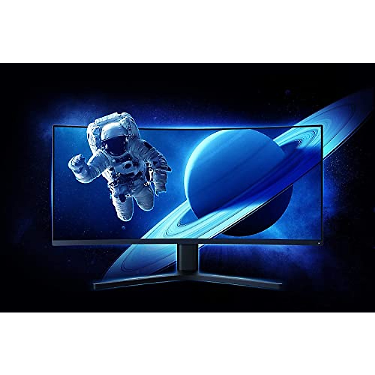 Xiaomi Mi Curved Gaming Monitor 34 Inch with AMD FreeSyncPremium, WQHD 3.440 x 1.440, 21:9, 144Hz, 4ms, 300lm, 121% sRGB, 2 HDMI, 2 Display Port, Audio Out, TUV Certified Blue Light Reduction