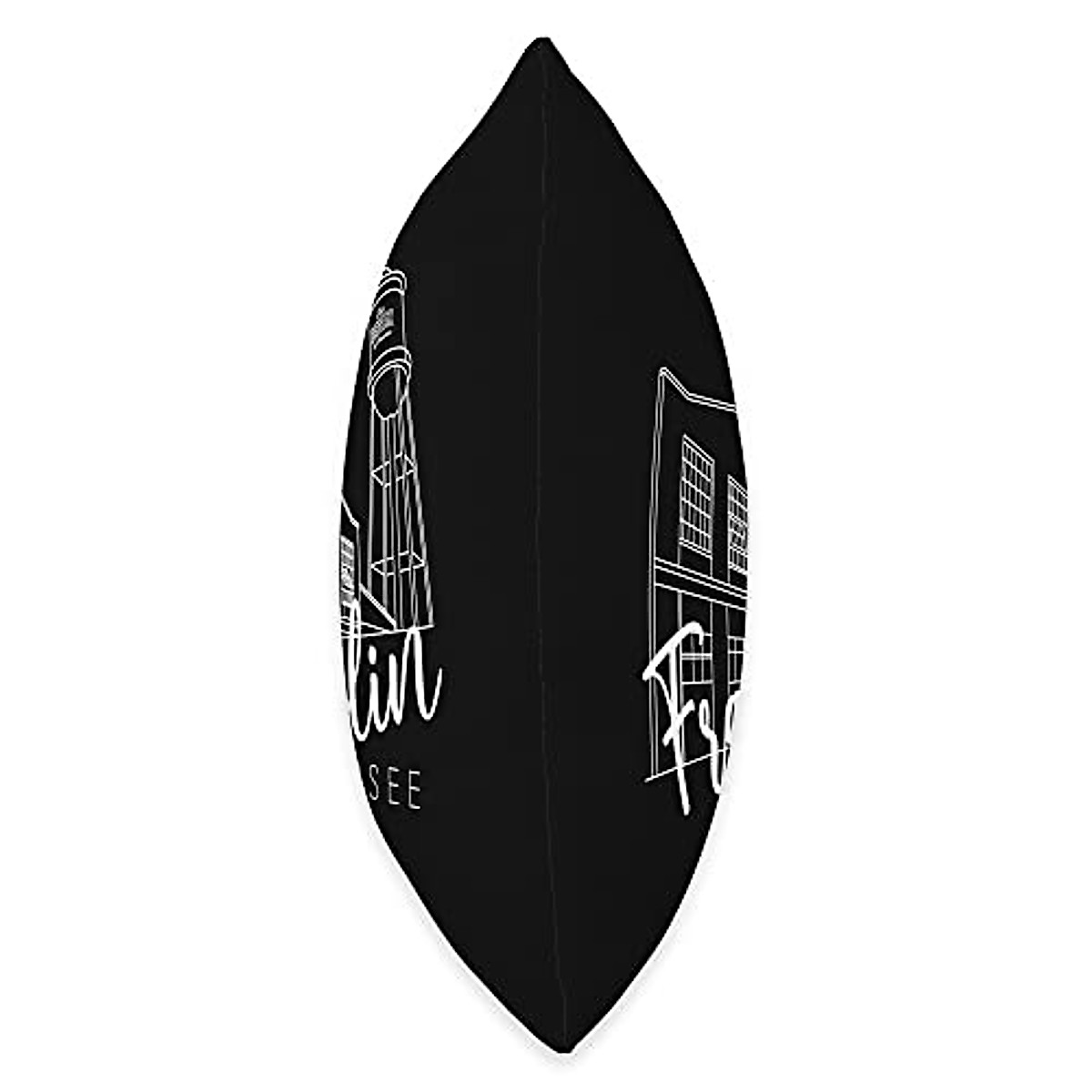 Cedar Rue Franklin Tennessee Landmark Historic Southern Small Town Throw Pillow, 16x16, Multicolor