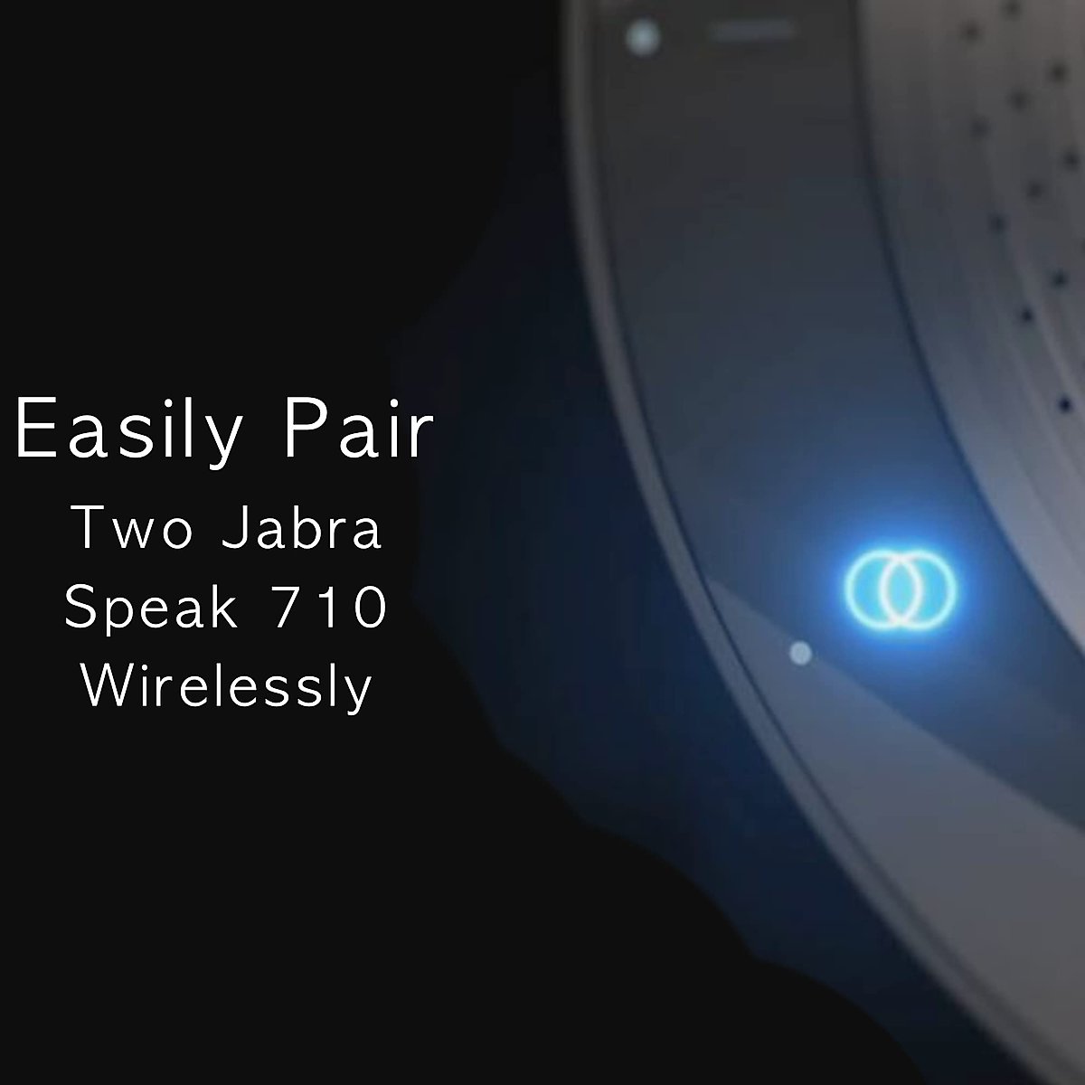 Jabra Bluetooth Speakerphone Speak 710 - Compatible with USB, Pc, Mac, Bluetooth Devices, Voice, Video Apps - Zoom, Skype, Teams Version, Set of 2 Speakers Bundle (Deluxe MS Bundle w/AC Charger)