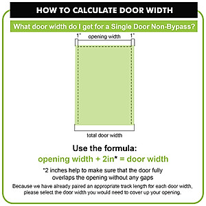 HOMACER Door Size 48'' W x 84'' H x 1-3/8'' D Single Pine Wood Barn Door (Unassembled X Design) with Non-Bypass Installation Hardware Kit, Track Length 108'', Interior Use Only