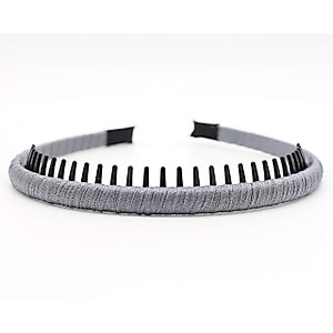 JOBAND Fashion hair Accessories Hair band headbands for women/Girls Non-slip hairband Comfy Hair Hoop Resin teeth Comb (4 Colors)