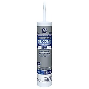 GE Window & Door Sealant Clear All Purpose, 10.1 oz, Cartridge