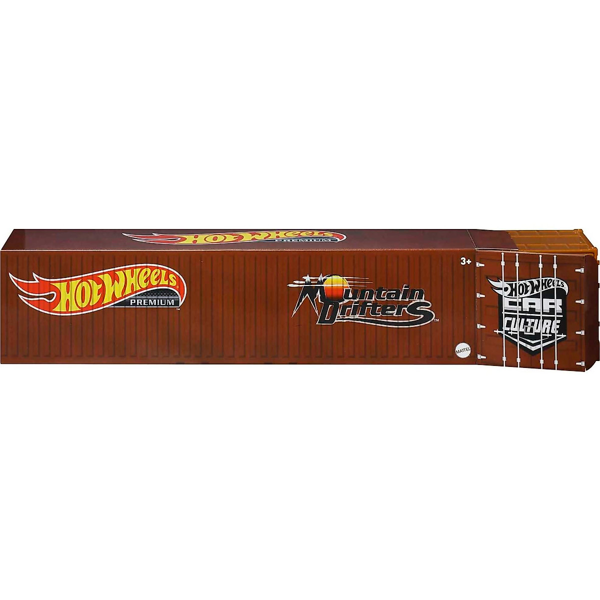 Hot Wheels Premium Car Culture Mountain Drifters Design Container Set, 5 1:64 Scale Toy Drift Vehicles, Premium Execution for Collectors