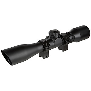 TRUGLO Compact 4x32mm Duplex Reticle Black Riflescope (TG8504BR)