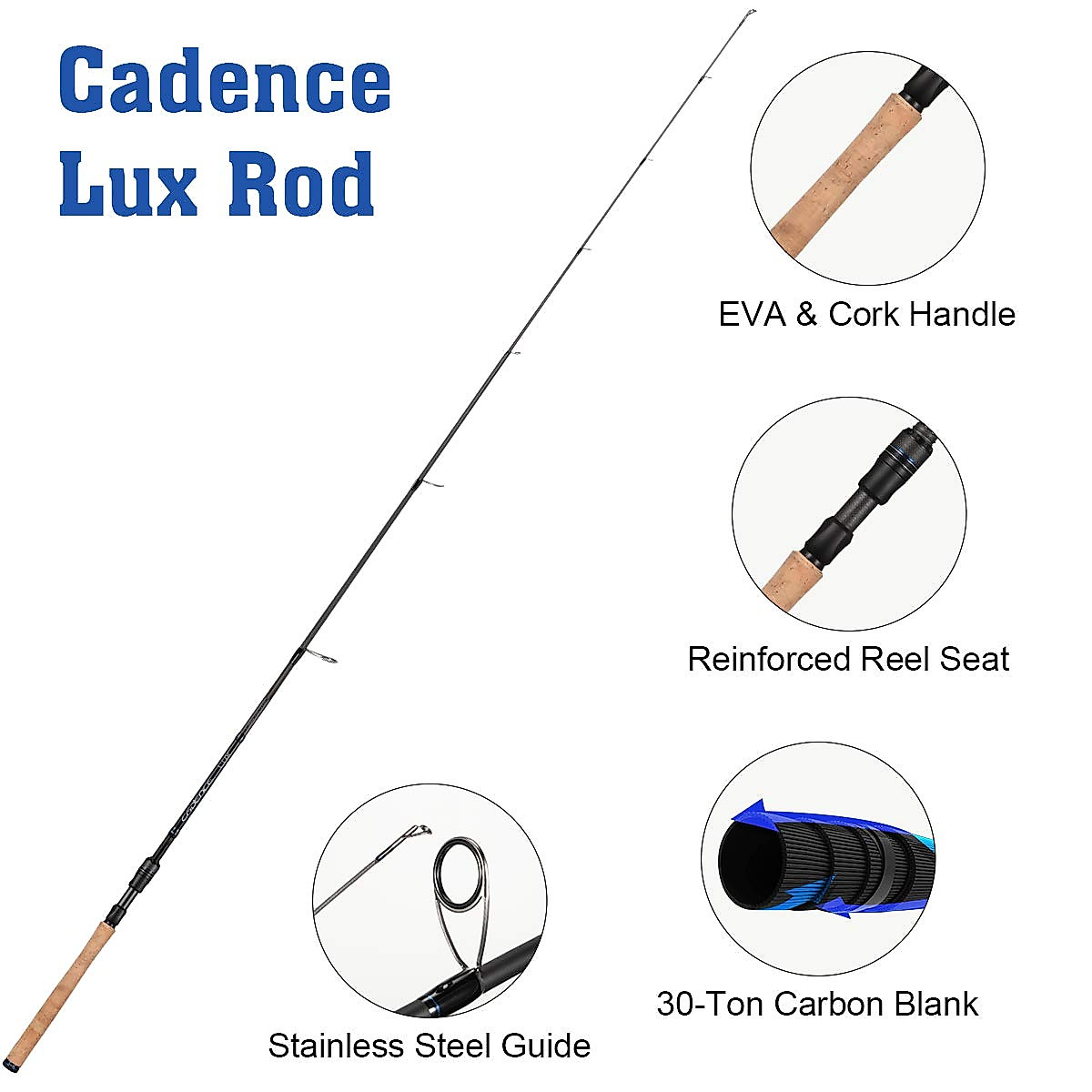 Lux Spinning Rod (Lux-701S-MHF)