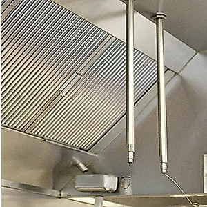 Commercial Kitchen Restaurant Duty Canopy Hood Grease Cup- Removable Keyhole Mount 2.5” Deep