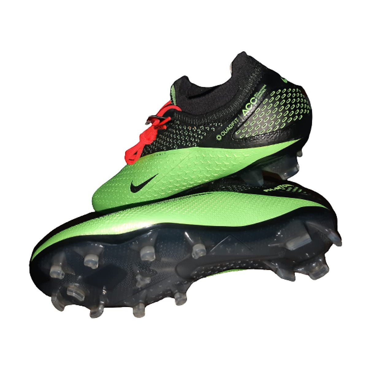 Nike Phantom VSN 2 Elite DF FG Mens Football Boots CD4161 Soccer Cleats (UK 11 US 12 EU 46, Black Metallic Platinum 036)