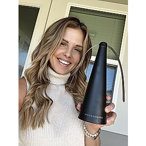 MODERN LYFE Fly Fan for Tables - USB or AA Battery Powered - Fly Swatter for Outdoor Dining Or Food at Parties, Restaurants, Outdoor Table, Fly Spinner, Keep Flies Away (Black - 1 Pack)