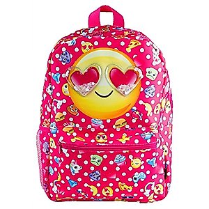 Style.Lab 76455 Polka Dot Emoji Backpack, Multicolor