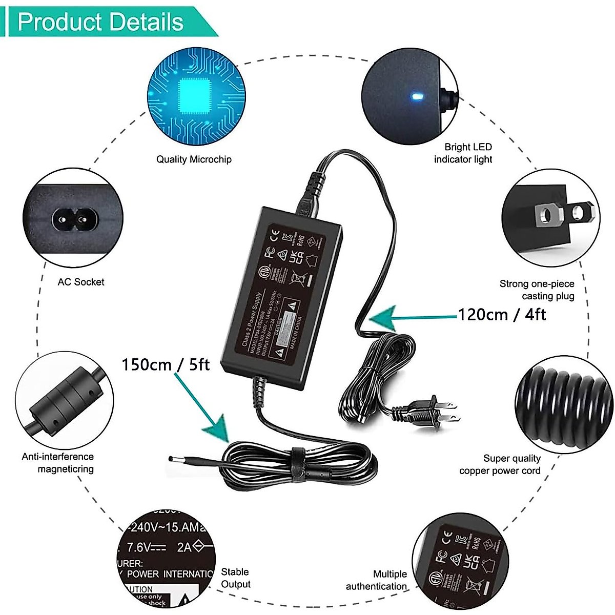 HY1C AC-PW20 AC Power Adapter NP-FW50 A6400 A6000 Dummy Battery Kit for Sony Alpha ZV-E10 A5100 A6100 A6300 A6500 A7II A7S A7SII A7R A7RII DSC-RX10 NEX-5 Cameras Continuous Power Supply