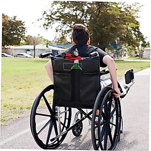 ERINGOGO 3 Pcs Oxygen Cylinder Buggy Bag Cloth Wheelchair Oxygen Cylinder Storage Pouch Walker Oxygen Tank Holder Mesh Backpack Portable Oxygen Bag Adjustable 600d Oxford Cloth Side Bag
