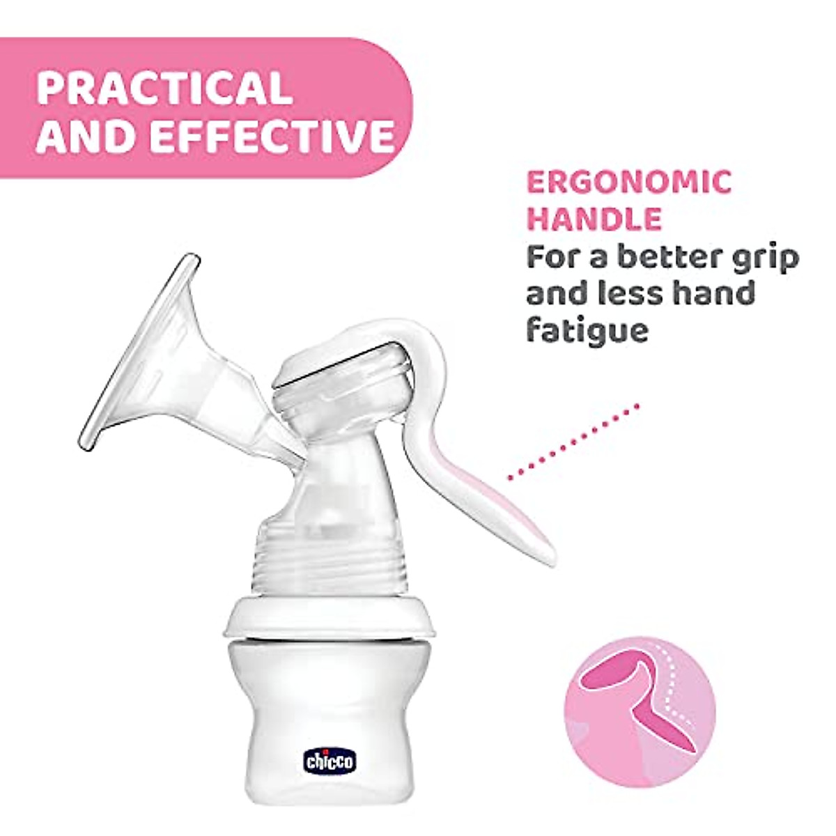 Chicco Manual Breast Pump Natfeeling Stepup