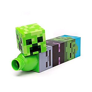 Minecraft Water Bottle GREEN OR RED Kids Mobs Torch Sports Travel Mug Flask 650ML