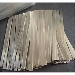 200pcs 0.1x8x100mm Nickel Plated Steel Strap Strip Sheet for Battery Spot Welder