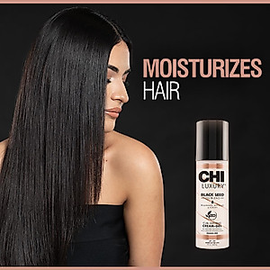 CHI Luxury Black Seed Oil Curl Defining Cream Gel, Defines Curl, Controls Frizz & Strengthens Hair For Shine, Sulfate, Paraben & Gluten-Free, 5 Oz