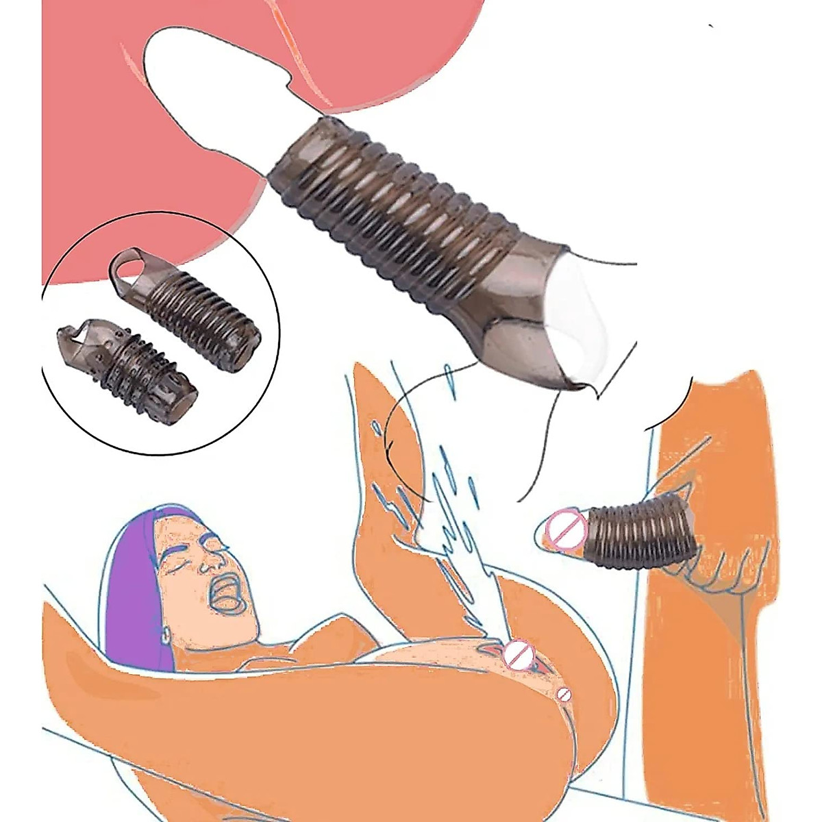 Silicone O-Ring- Cock Rings for Men Sex Games Rubber Cock Ring Penis Rings Sex Toys for Couples Soft Silicone Couples Penis Rings for Men Sunglasses LG-DY11