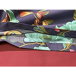 Eikei Oriental Garden Majestic Peacock Bird Floral Duvet Cover Chinoiserie Chic Asian Style Blooming Trees Vines and Branches Long Staple Cotton 3pc Bedding Set (Vibrant Jewel, King)