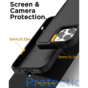 AICase for iPhone 14 Pro Max Case with Glass Screen Protector+Camera Lens,Heavy Duty Drop Protection Full Body Rugged Shockproof Military Protective Tough Durable Cover for iPhone 14 Pro Max 6.7"_8
