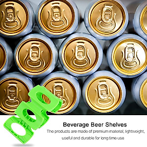 DOITOOL Foldable Water Bottle 2pcs Bottle Stacking Mat Foldable Silicone Bottle and Can Stacker Can Holder Rack Space Saver Organizer for Refrigerator Pantry Countertop Cabinet Green Soda Fridge