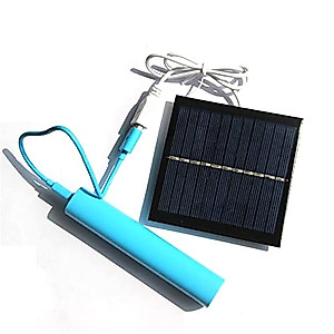 Portable Solar Charging Panel, 1W 5.5V Environmental Protection Outdoor Solar Panel Charger for Small Fans, Small Motors, LED Lights, Mobile Power, Mobile Phones, etc.