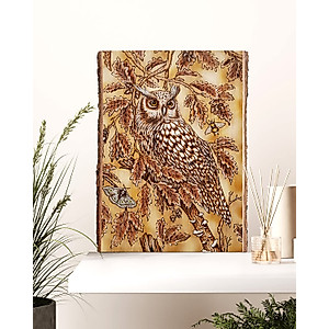 Wood Planks 13 Inch Wood Slices Rectangle Wood Plank with Bark for Woodburning/Pyrography/Décor/Sign/Country Weddings