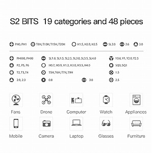 ZZR SEVEN Screwdriver Set, Electric Screwdriver, Precision Screwdriver Set, Repair Tools with USB Charge, Fix Phone Laptop Toys Watch Camera (51 in 1 882038)