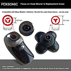 Men's Electric Shaver Replacement Heads 5 Head Fiveblade for Men Shaver Wet & Dry Compatible Waterproof Multi Functional(DT2)