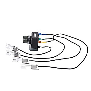 GasSaf Igniter Kit Replacement for Weber 7629 Genesis E310 E320 E330 EP310 EP320 S310 S330 Series Grills (2011- Newer) (Front Mounted Control Panel) (4 Outlet)