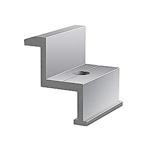 Renogy Solar Panel 100 Watt 12 Volt, High-Efficiency Monocrystalline PV Module Power Charger, Single 100W & Solar Panel Side of Pole Mount for 50W/100W Solar Panel (Mount only)