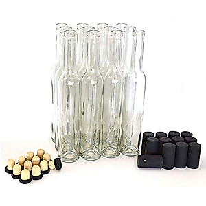 nicebottles Bellissima Bottles, 375ml, Clear - Case of 12