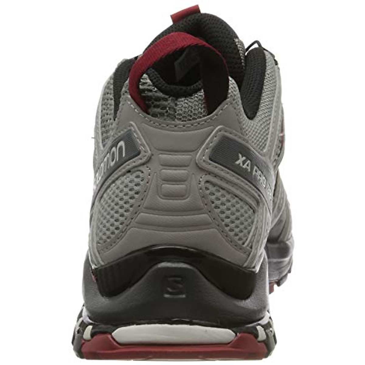 Salomon XA PRO 3D Trail Running Shoes for Men Sneaker, Grey Monument/Ebony, 8.5