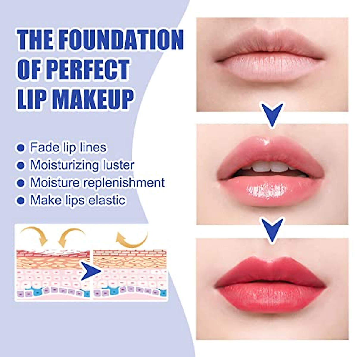 Lip Balm Clean Moisturizing Lip Balm for Chapped Cracked or Dry Lips Paraben and Silicone Free Nourishing Lip Balm Stick Antioxidant-rich Acai Extracts + Avocado Oil