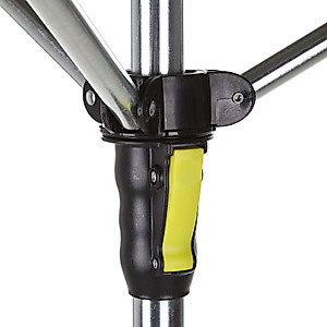 Minky Easy Breeze 115 Ft. Round 3 Arm Rotary Clothesline, Umbrella Drying Rack for Laundry, Easy Operation, Silver