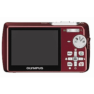 Olympus Stylus 750 7.1MP Digital Camera with Digital Image Stabilized 5x Optical Zoom and CCD Shift Stabilization (Red)