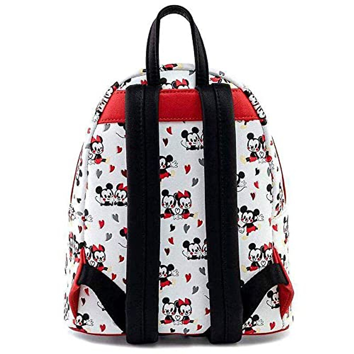 Loungefly Disney Mickey and Minnie Mouse Love AOP Womens Double Strap Shoulder Bag Purse