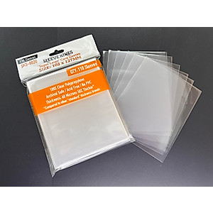 Sleeve Kings Super Large Sleeves (102x127mm) -110 Pack, 60 Microns
