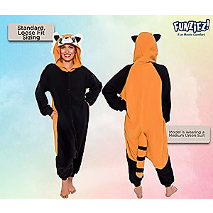 Adult Onesie Halloween Costume - Animal and Sea Creature - Plush One Piece Cosplay Suit for Adults, Women and Men FUNZIEZ!