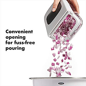 OXO Good Grips Vegetable and Onion Chopper with Easy Pour Opening White