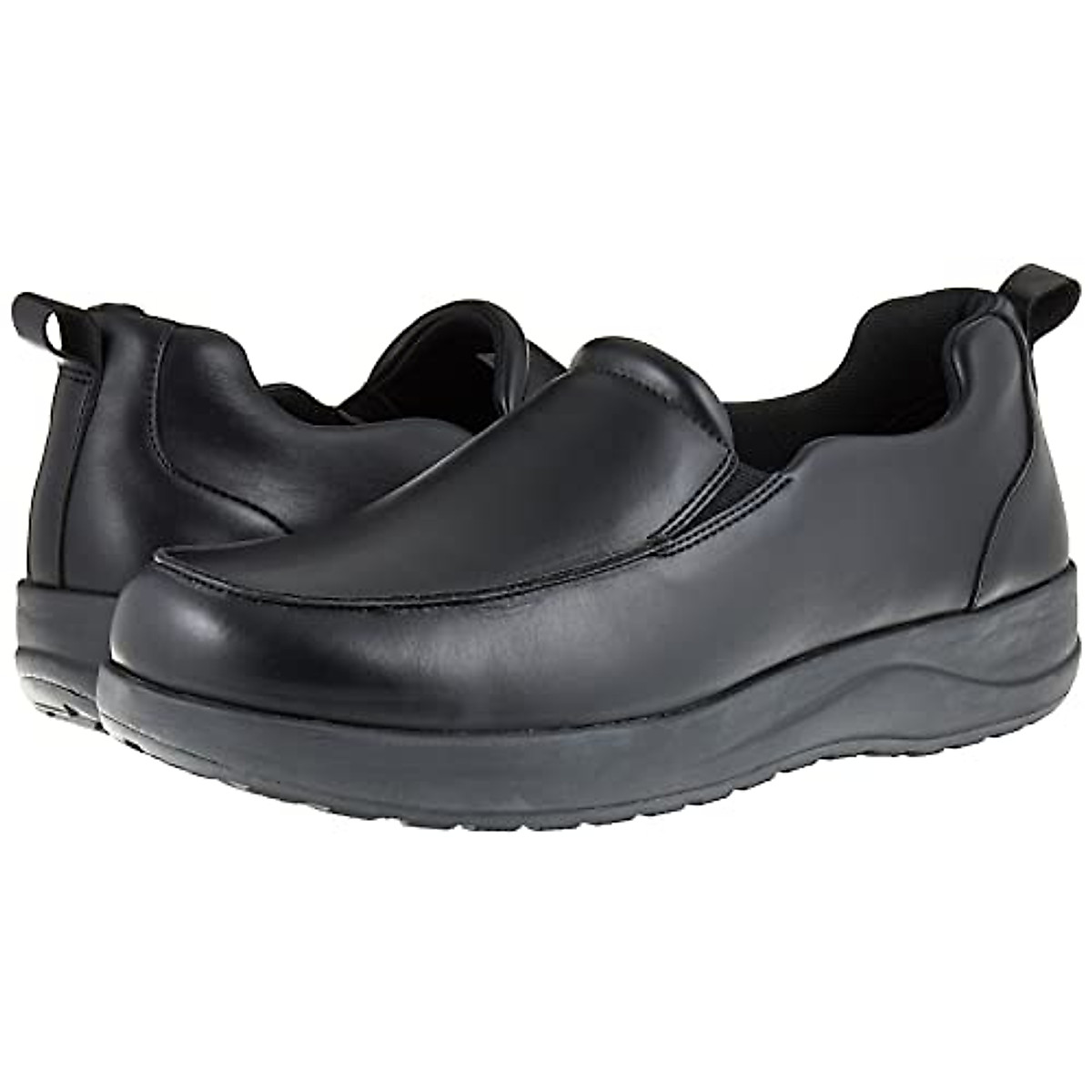 Amazon Essentials Men's Service Shoe, Black, 9.5