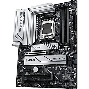 ASUS Prime X670-P WiFi Socket AM5 (LGA 1718) Ryzen 7000 ATX Motherboard(DDR5,Three M.2 Slots, USB 3.2 Gen 2x2 Type-C®, USB4® Support, WiFi 6 and 2.5Gb Ethernet)