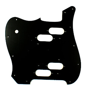 (E86) Custom Guitar Pickguard Fits Electric XII, 3ply Black