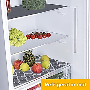 Clear Shelf Liners for Kitchen Cabinets 11.8 Inches x 10 Feet Waterproof Drawer Liners Kitchen Shelf Liner Non-Adhesive EVA Refrigerator Liners Oil-Proof Fridge Mat for Cabinet, Drawer, Cupboard