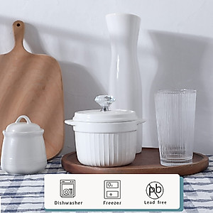 Bacon Grease Container Keeper with Crystal Lid and Strainer, 17 oz Ceramic Frying Oil Storage Can Container for Countertop (Silver)