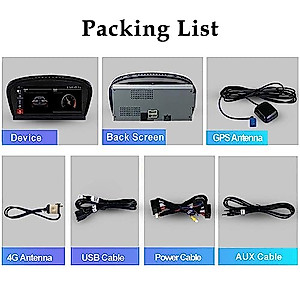 NAVIVOX Car Radio Stereo 8.8'' Android 11 Qualcomm 8-core 4GB+64GB Carplay Screen for BMW 5 Series E60/E61/E63/E64 CIC System Android Auto Display