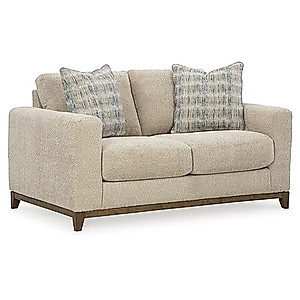 Signature Design by Ashley Parklynn Classic Loveseat for Living Room, Beige