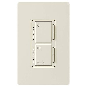 Lutron MACL-LFQ-LA Single Pole Dimmer Lt Almond