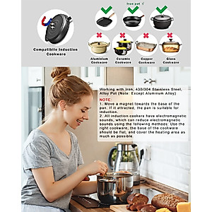 Karinear Induction Cooktop 2 Burners, 3500W 12'' Built-in Induction Stovetop with Flex Zone,Child Safety Lock, Timer, Pause, Slider Control Black Glass Electric Cooktop 220-240V Hard Wire