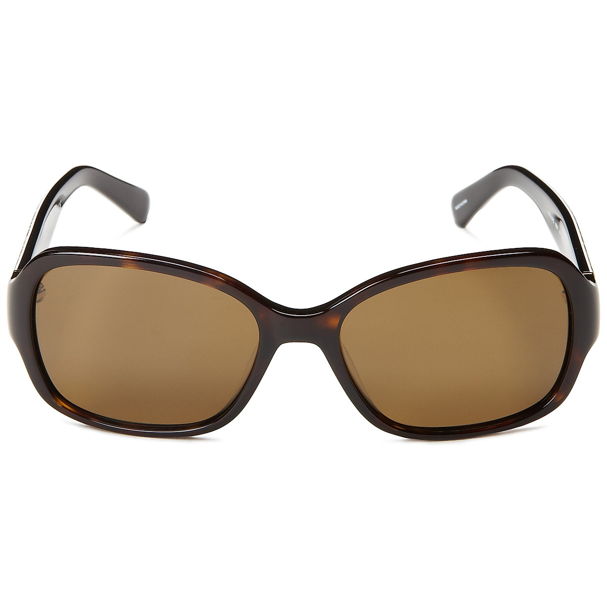 Kate Spade New York Women's Akira Rectangular Sunglasses, Tortoise Polarized, 54 mm